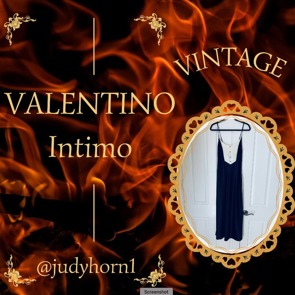 Vintage Valentino Intimo Lingerie Sleep Gown - Gem
